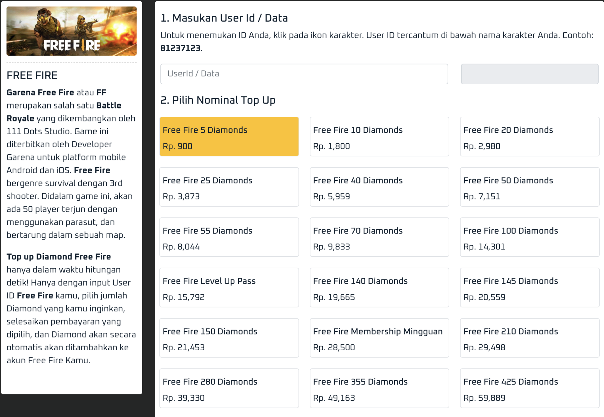 Cara Agar Menjadi Sultan di Game Free Fire - GARUDAVOUCHER BLOG