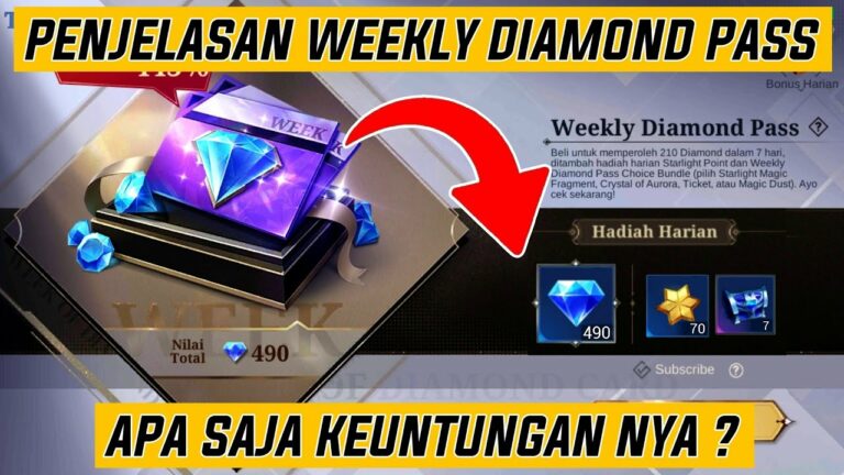 Dapat Berapa Diamond Weekly Diamond Pass Mobile Legends - GARUDAVOUCHER ...